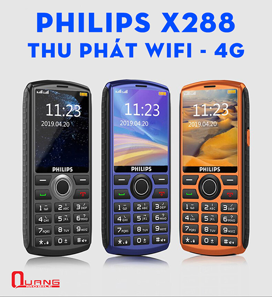 Mở hộp đánh giá Philips X288 4G(LTE) Thu Phát Wifi. Danh Bạ lưu nhiều số mới ra mắt.